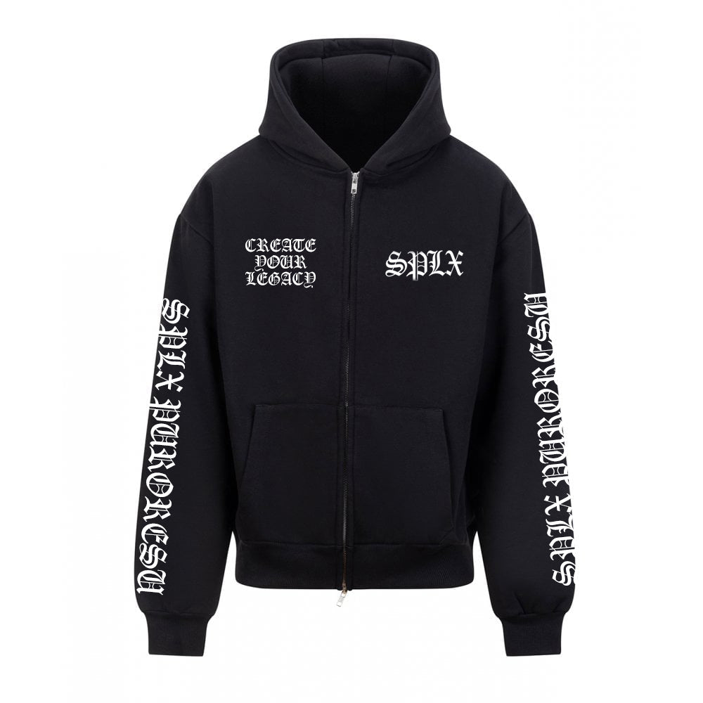 SPLX Puroresu Zip-Up Hoodie 440gsm – SPLX Apparel